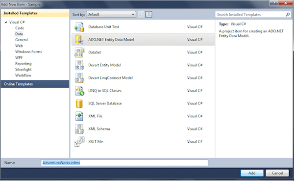 EntityDataSource Control Basics - Simple Talk